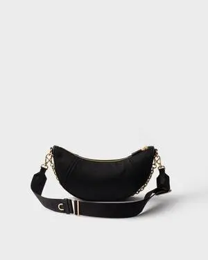 Prada Re-nylon Demi-lune Shoulder Bag