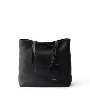 Prada Leather Tote - Black