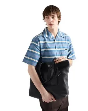 Prada Leather Tote - Black