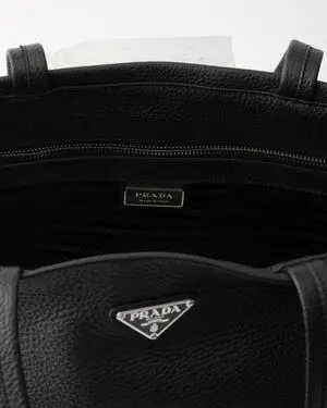 Prada Leather Tote - Black