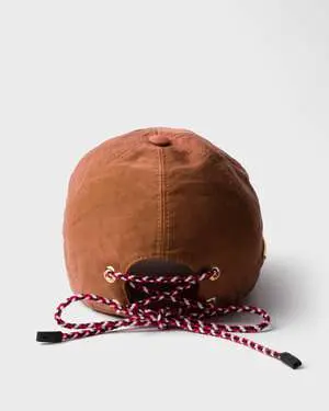 Prada Cotton Baseball Cap - Caramel