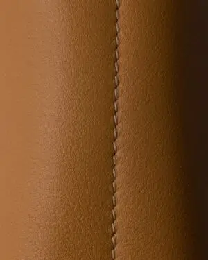 Prada Medium Leather Shoulder Bag - Brown