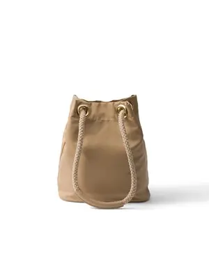 Prada Re-nylon Small Bucket Bag - Brown