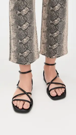 LOEFFLER RANDALL Noor Strappy Sandals - Black