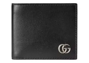 Gucci Gg Marmont Leather Bifold Wallet - Black