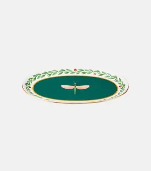 La DoubleJ Libellula Porcelain Platter - Multicoloured