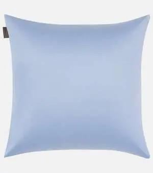 Etro Bloom Embroidered Cotton Cushion - Blue