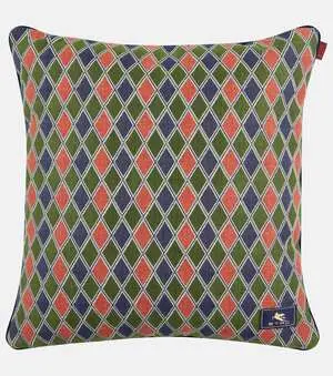 Etro Outdoor Lyrombo Cushion - Blue