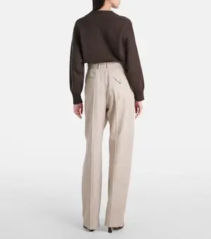 Bottega Veneta High-rise Tapered Trousers