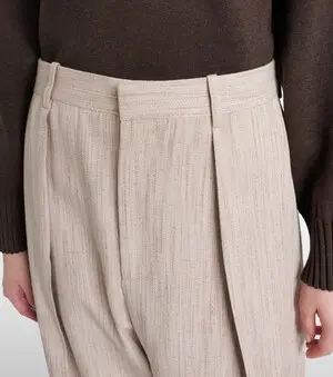 Bottega Veneta High-rise Tapered Trousers