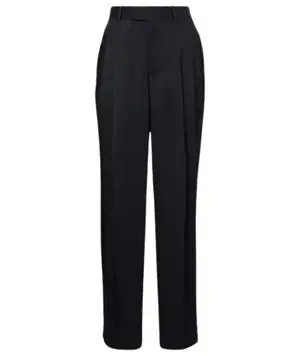 Bottega Veneta High-rise Tapered Trousers - Black