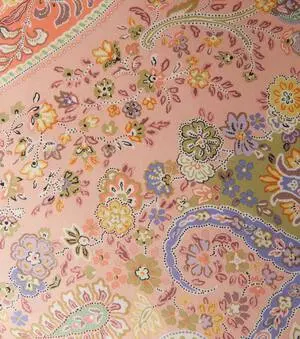 Etro Maranta Paisley Cotton Cushion - Multicoloured