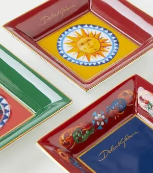 Dolce & Gabbana Carretto Set Of 3 Decorative Trays