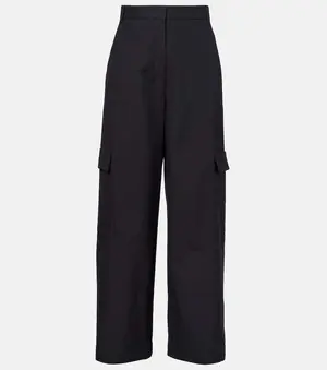 Max Mara Gloria High-rise Cargo Pants - Black