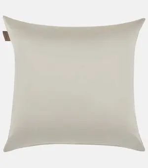 Etro Bloom Embroidered Cotton Cushion - Neutrals