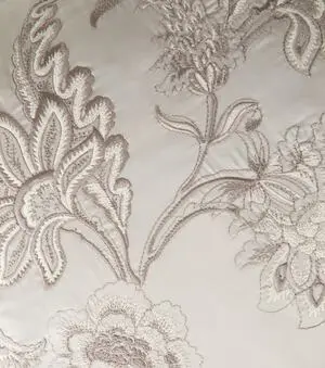 Etro Bloom Embroidered Cotton Cushion - Neutrals