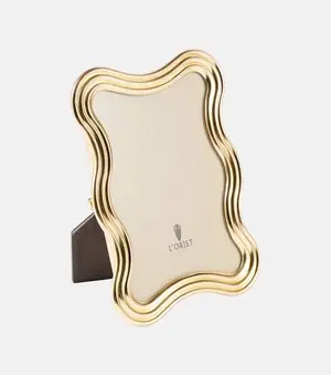 L'Objet Ripple 24kt -plated Picture Frame - Gold