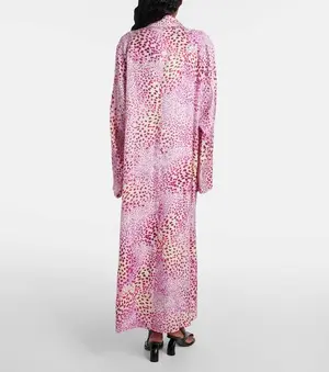 Dries Van Noten Printed Jacquard Coat