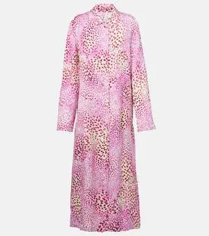 Dries Van Noten Printed Jacquard Coat
