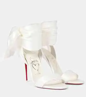 CHRISTIAN LOUBOUTIN Sandale Du Désert 100 Sandals - White