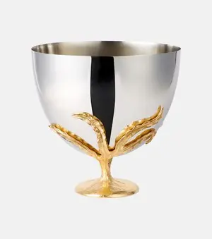 L'Objet Fern Gold-plated Stainless Steel Ice Bucket - Silver