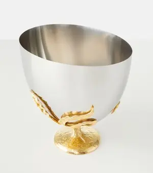 L'Objet Fern Gold-plated Stainless Steel Ice Bucket
