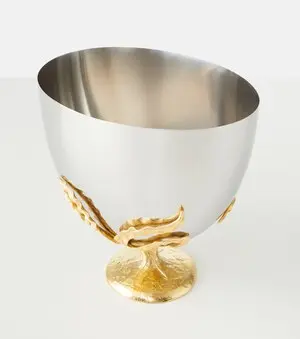 L'Objet Fern Gold-plated Stainless Steel Ice Bucket