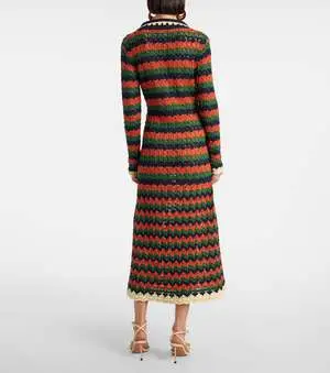 La DoubleJ Perry Crochet Cotton Polo Dress