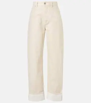 Bottega Veneta Wide-leg Jeans - White