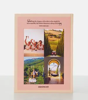 Assouline Wine & Travel Italy Book - Pink