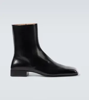 Bottega Veneta Square Toe Boots For Men