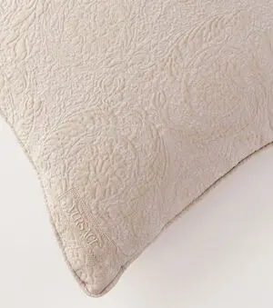 Versace Barocco Embroidered Cotton-blend Cushion