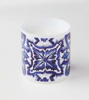 Dolce & Gabbana Sicilian Neroli And Lemon Scented Candle - Blue