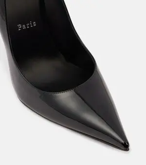 CHRISTIAN LOUBOUTIN Miss Z 120 Patent Leather Pumps - Black