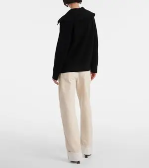 Bottega Veneta Knot Ribbed-knit Cardigan - Black