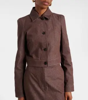 Max Mara Carpa Cropped Jacket