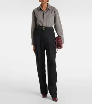 Bottega Veneta High-rise Tapered Trousers