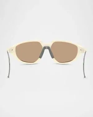 Moncler Wraparound Sunglasses - Brown