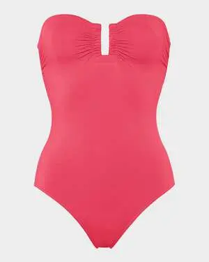 ERES Eres Cassiopee Bandeau One-Piece Swimsuit Corail