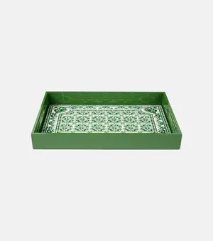 Dolce & Gabbana Majolica Decorative Tray - Green