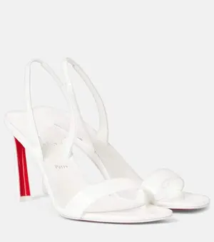 CHRISTIAN LOUBOUTIN O Condora 85 Patent Leather Sandals - Black