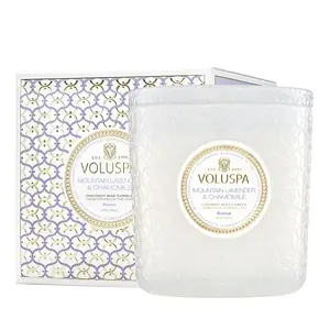 Voluspa Mountain Lavender & Chamomile Luxe Candle, 30 Oz - No Color
