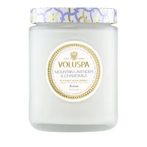 Voluspa Mountain Lavender & Chamomile Large Jar Candle, 18 Oz - No Color