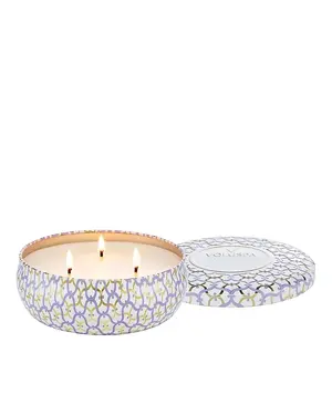 Voluspa Mountain Lavender & Chamomile 3 Wick Tin Candle, 12 Oz - No Color