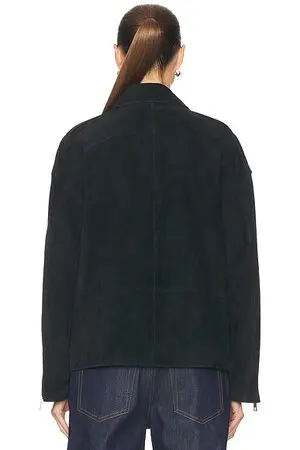 GRLFRND Alek Suede Jacket - Black
