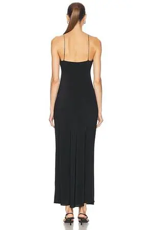 ST. AGNI Fine Chain Silk Slip Dress