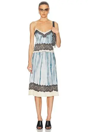 DIESEL® V-neck Camisole Top With Lace Detailing