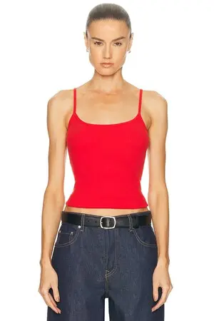 GRLFRND Essential Ribbed Cami - Red