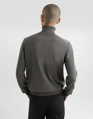 Dolce & Gabbana Wool Turtleneck Sweater - Grey