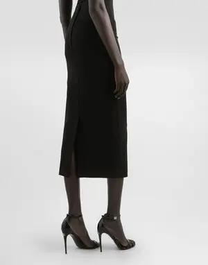 Dolce & Gabbana Jersey Milano Rib Sheath Dress
